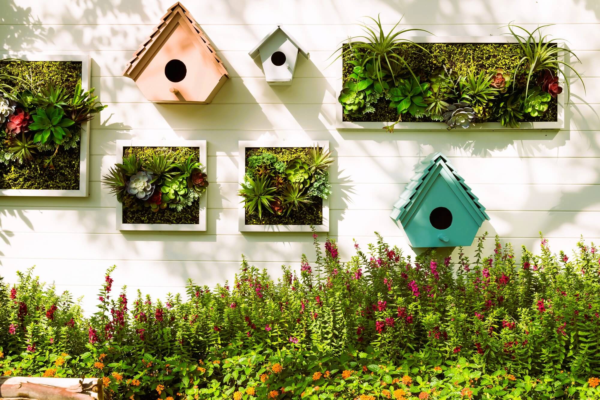 12 Unique Garden Wall Decoration Ideas - PriceMyGarden